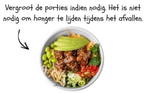 Dieet schema voor snel en gezond afvallen - incl. tussendoortjes